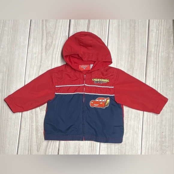 Disney | Jackets & Coats | Disney Pixar Cars Size 2m Lightning Mcqueen ...